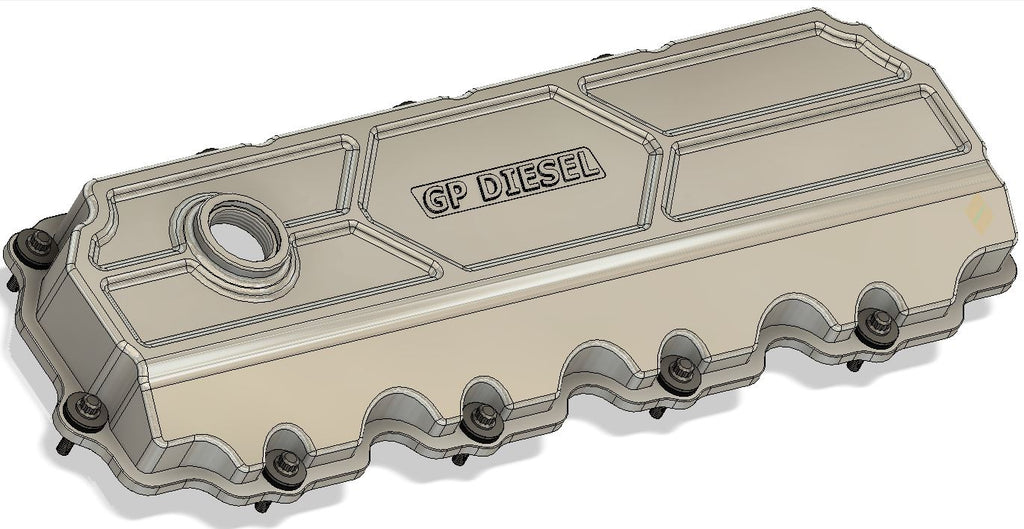 6.0 Diesel Billet Valve Covers – GP Diesel