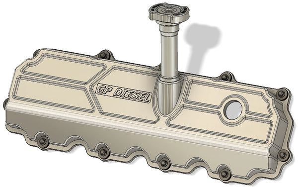 6.0 Diesel Billet Valve Covers – GP Diesel